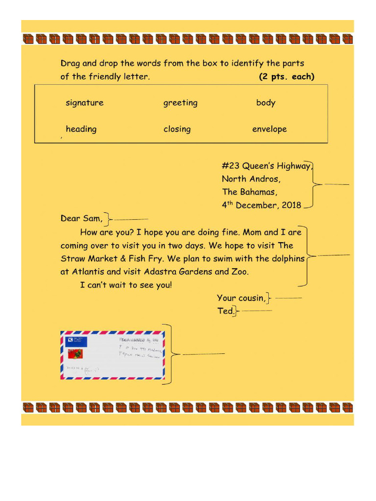 Parts of A Letter | PDF