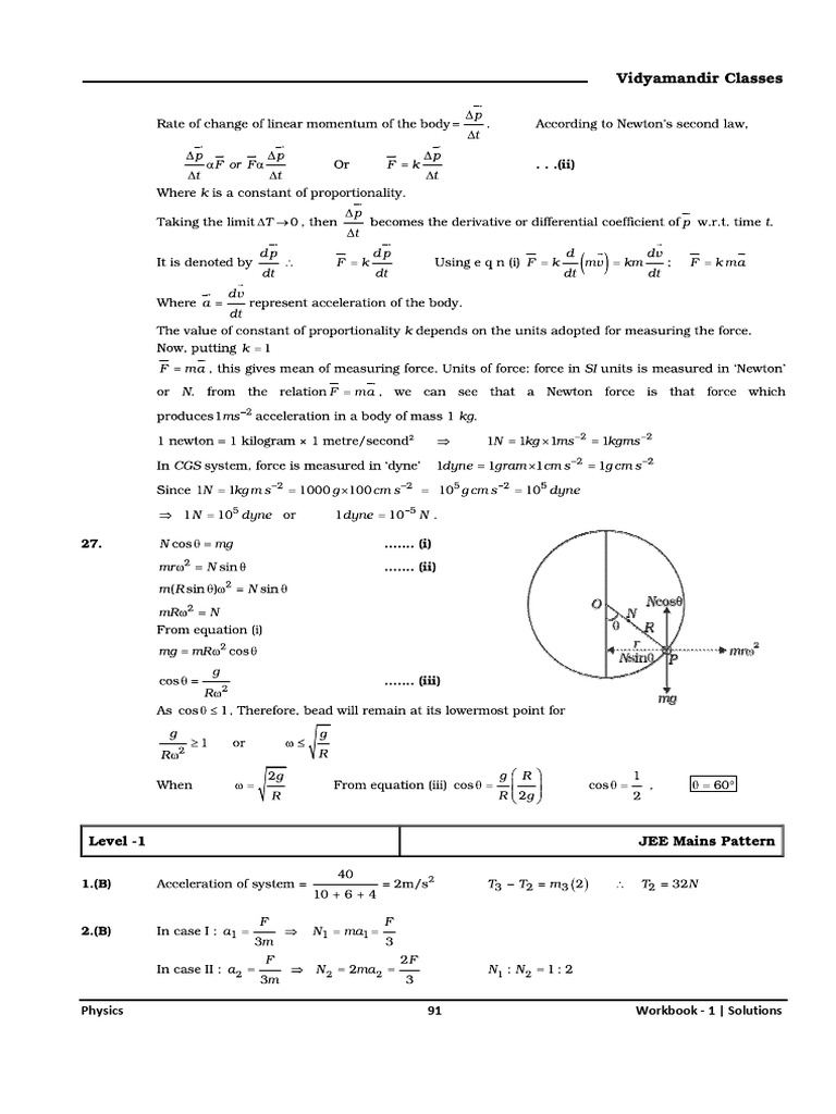 6 Dynamics of A Particle Solutions - 1640675 - 2025 - 06!01!11 - 45 | PDF