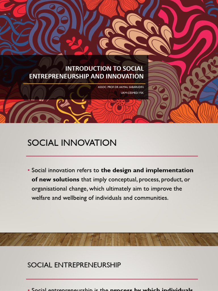 3 LMCW1022 Introduction To SE and SI | PDF | Social Enterprise ...