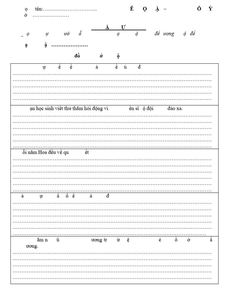 Phiếu Học Tập Ôn Tập GDCD 6 - CK1 | PDF