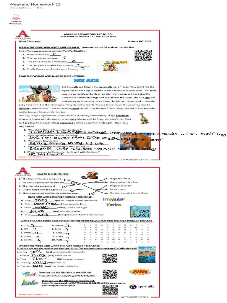 Weekend Homework 15 | PDF