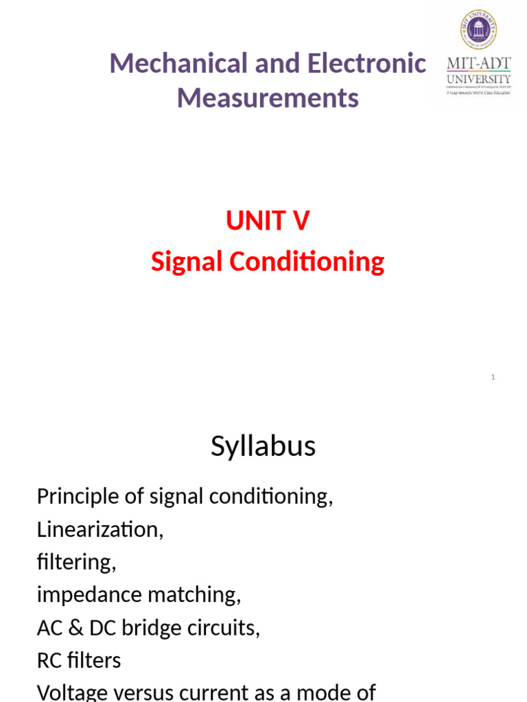 Signal Conditioning in Analog Systems | PDF | Amplifier | Electronic Filter