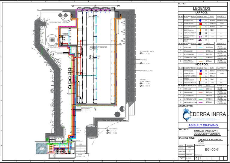 Community Center Pool Plan Details | PDF