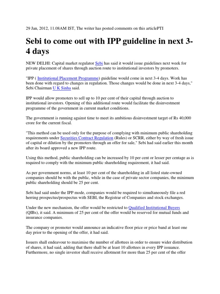 29 Jan Sebi Guidelines | PDF | Stocks | Stock Exchange