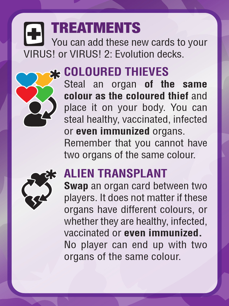 Virus! Halloween Game Instructions | PDF | Virus | Medicine