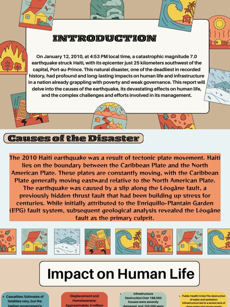 Natural Hazards and Disasters Earth Science Presentation in Colorful ...