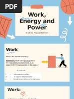 KWV 12 Physcs Work Energy and Power Notes | PDF | Force | Power (Physics)