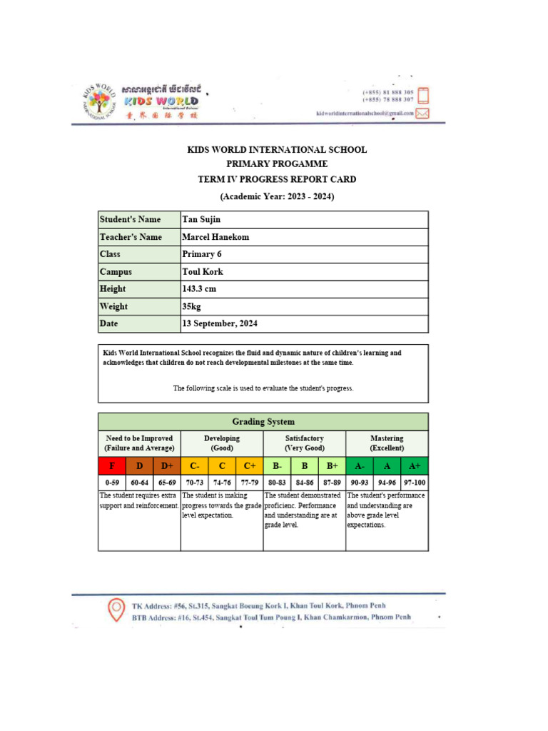Sample Assessment Report | PDF | Learning | Behavior Modification