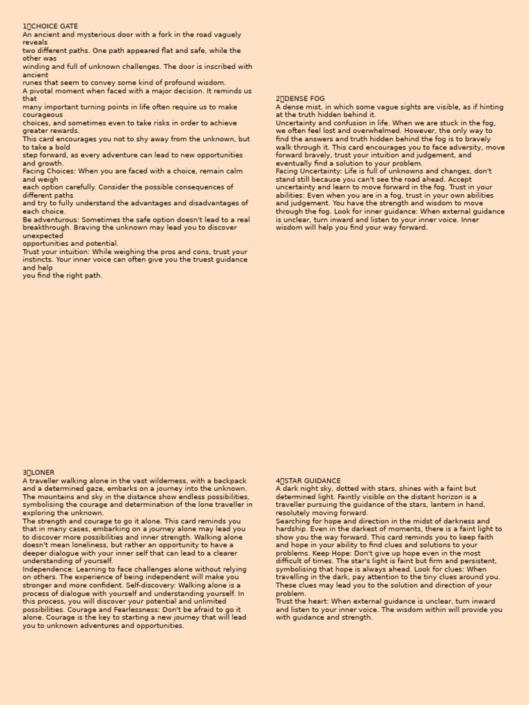 Unknown Situation Cards | PDF | Courage | Wisdom