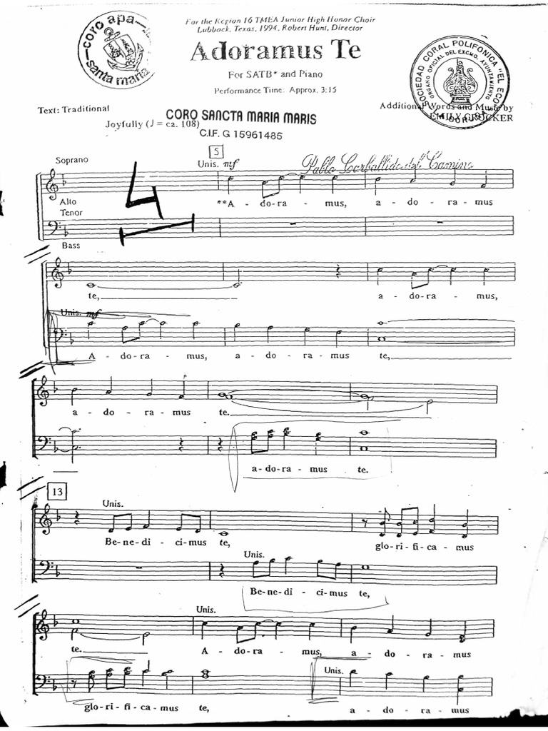 Adoramus Te | PDF