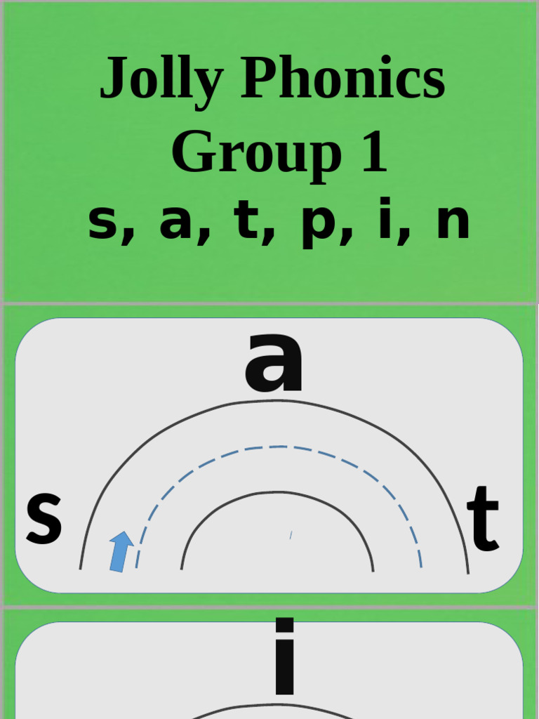 Jolly Phonics Group 1 Blending Guide | PDF