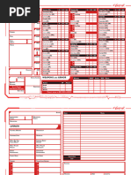 Cyberpunk Red Character Sheet | PDF | Weaponry | Leisure