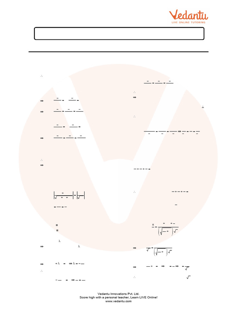 3D Geomatry T 3 (Solution) | PDF | Elementary Mathematics | Elementary ...