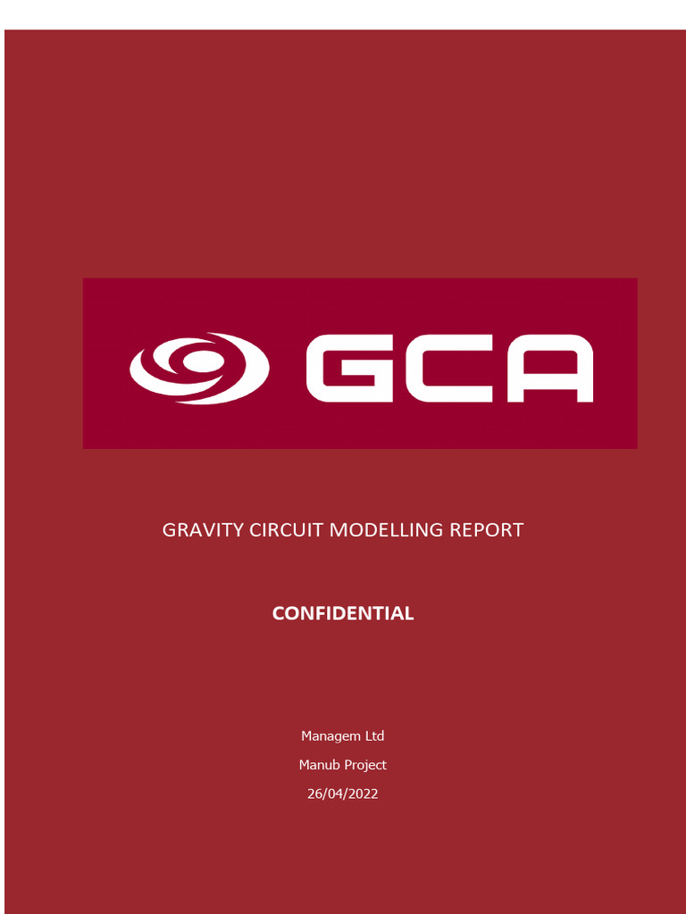 40.11.7.2 GCA - Managem - Manub Gravity Modelling Report | PDF | Ore