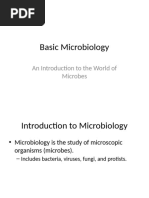 Detailed Microbiology Notes | PDF | Microorganism | Microbiology
