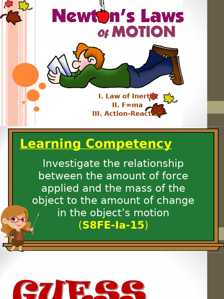 Newtons Law of Motion | PDF | Force | Mass