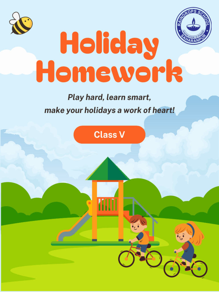 Class 5 Holiday Homework Guide | PDF