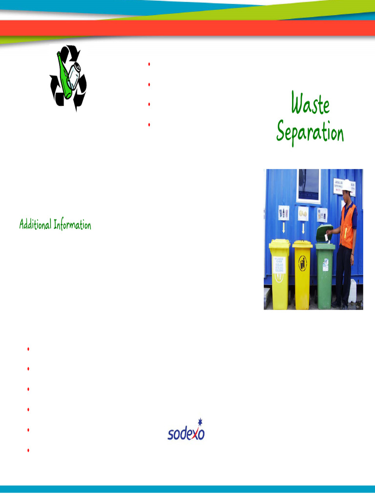 13 Leaflet - Waste Separationrevisto-ANG | PDF | Recycling | Waste