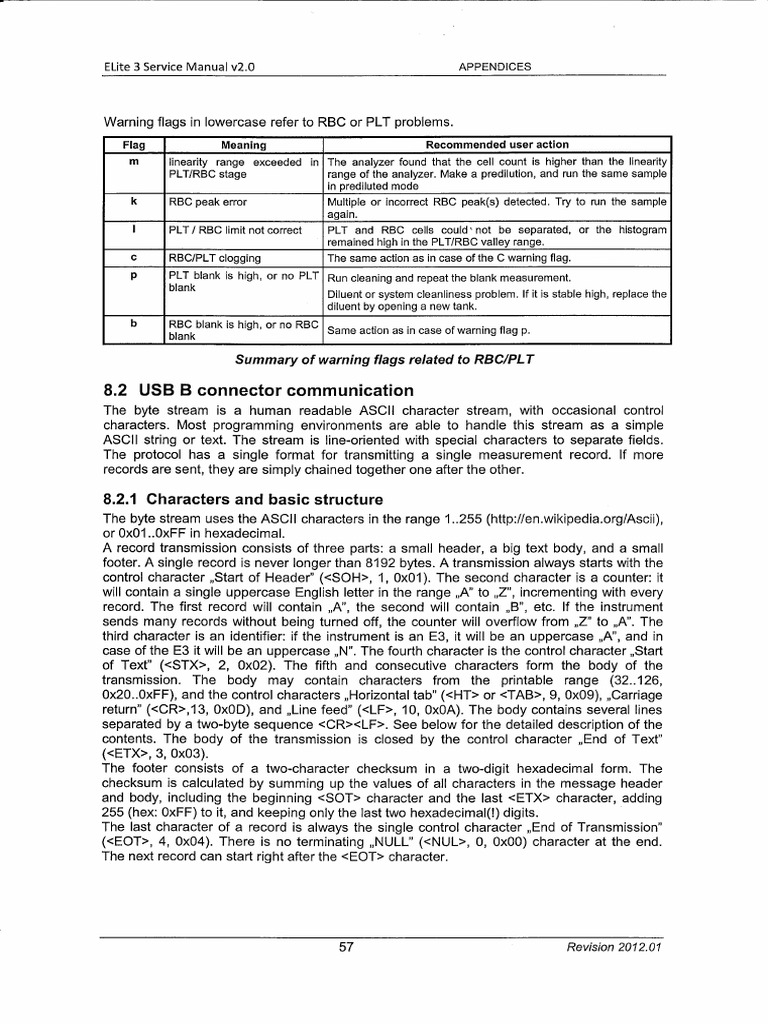 Erba Elite 3 Clinical Blood Analysis (LIS Connection) | PDF