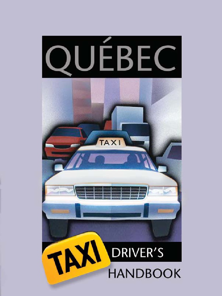 Quebec Taxi Drivers Handbook 201004 | PDF | Taxicab | Driver's License
