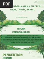 Contoh Tabzir dan Israf Sehari-hari | PDF