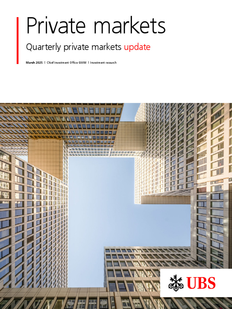 UBS Private Market | PDF | Private Equity | Mergers And Acquisitions