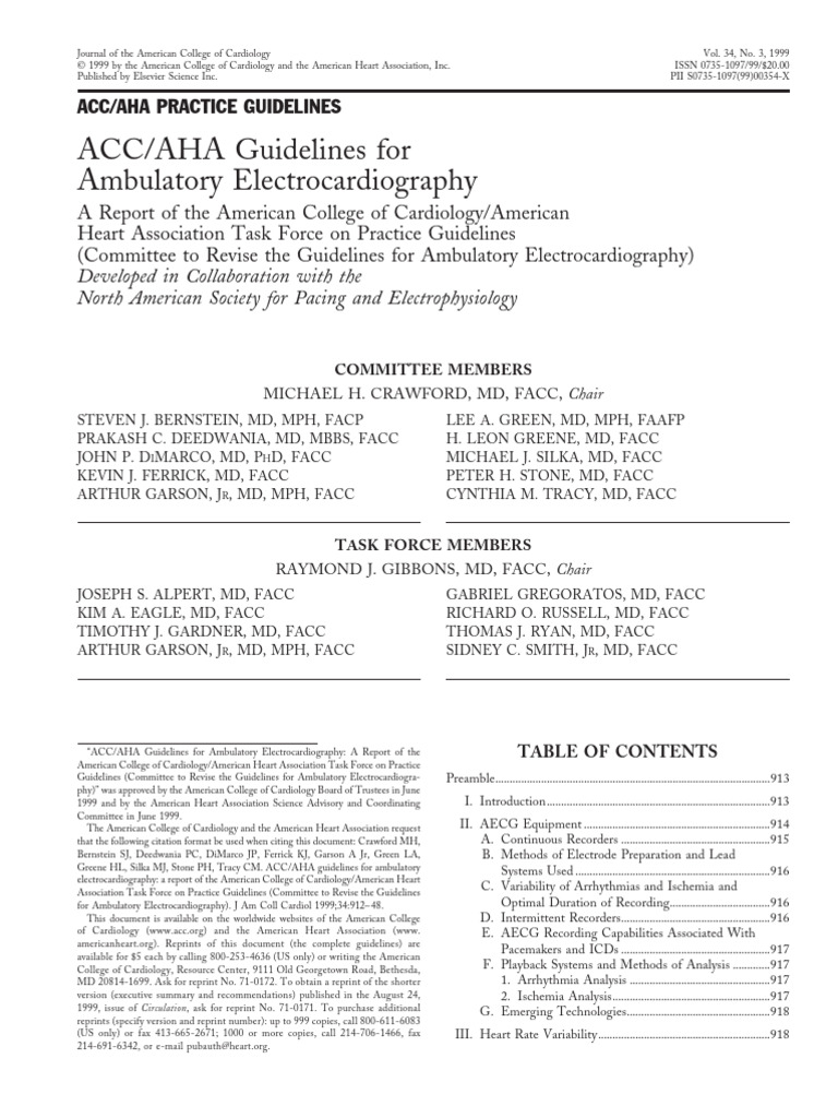 ACC AHA Guidelines AECG Official Download (1) | PDF ...