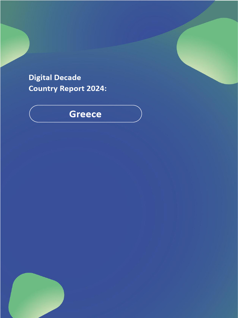 Digital Decade Country Report Greece | PDF | Small Business ...