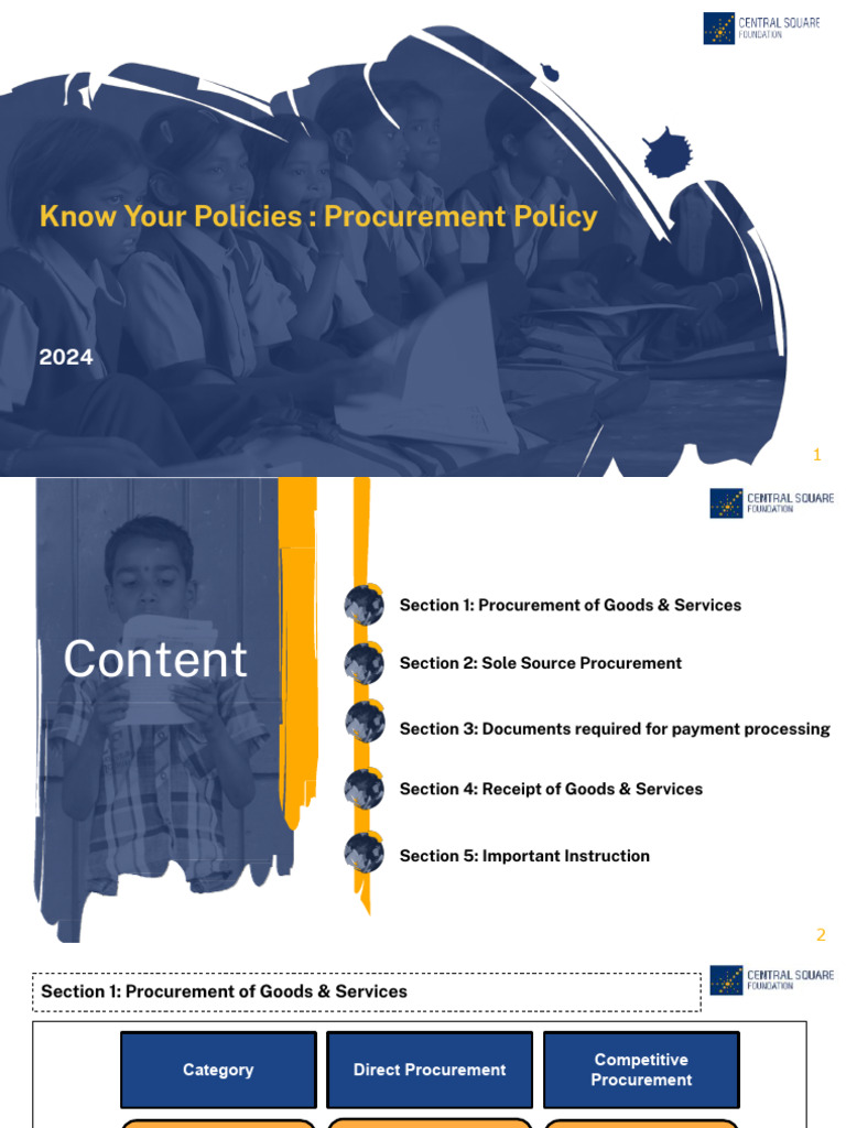Procurement Policy Guidelines 2024 | PDF | Procurement