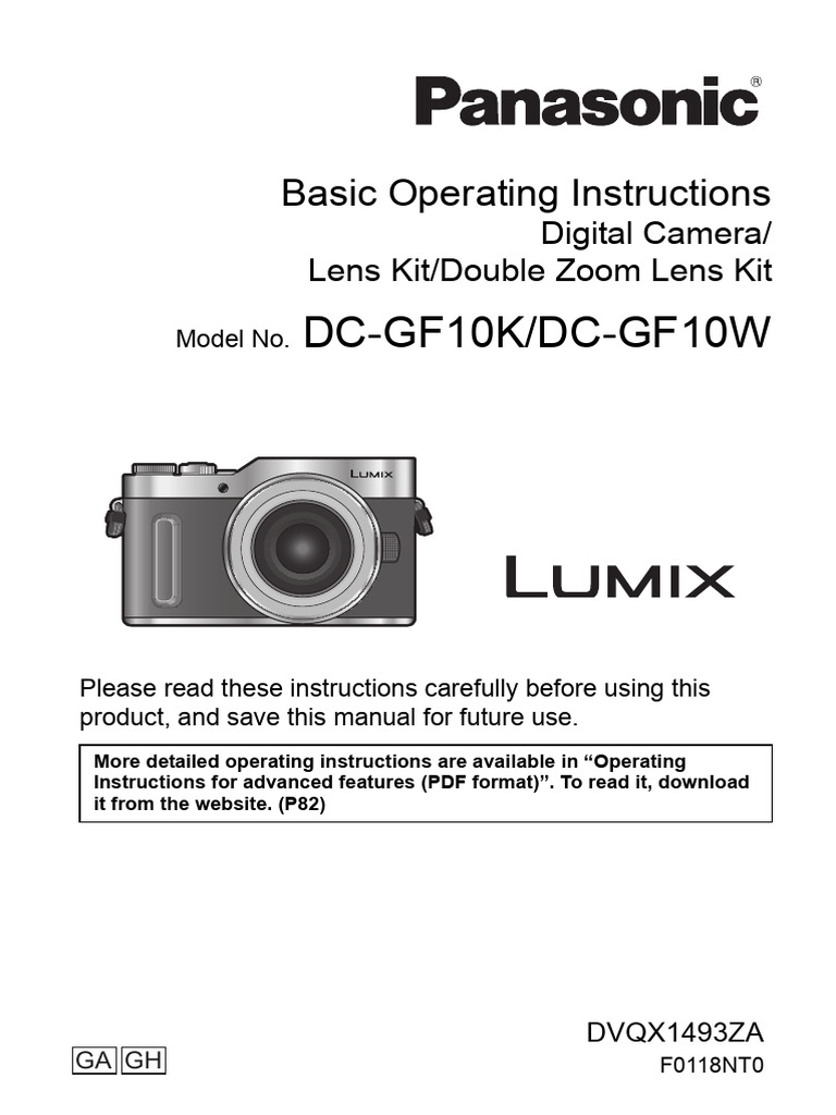 Basic Operating Instructions GF10 - Eng-Manual | PDF | Shutter Speed ...