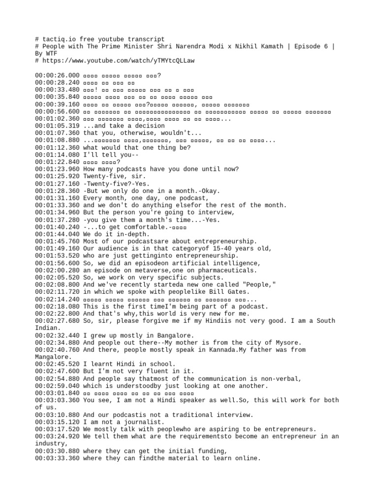 Tactiq Free Transcript yTMYtcQLLaw | PDF