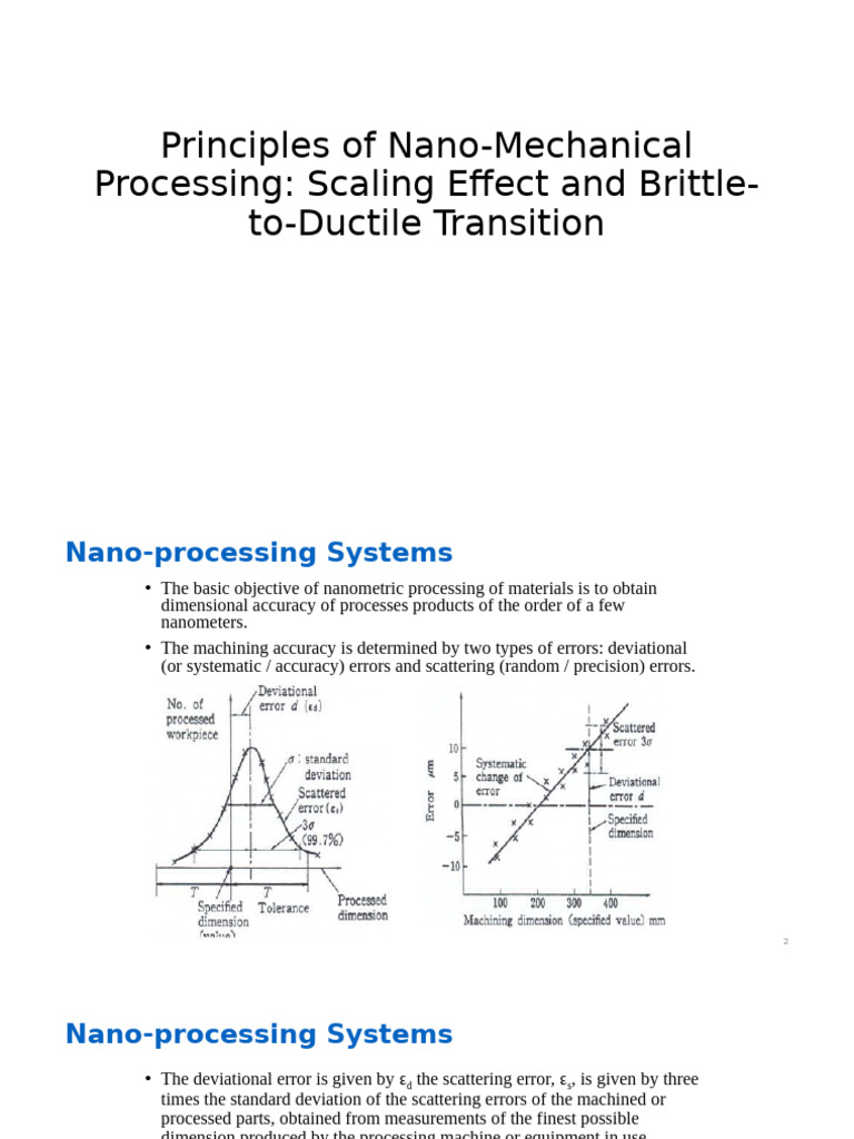 Scaling Effect and Ducttile To Brittle Transition | PDF | Strength Of ...
