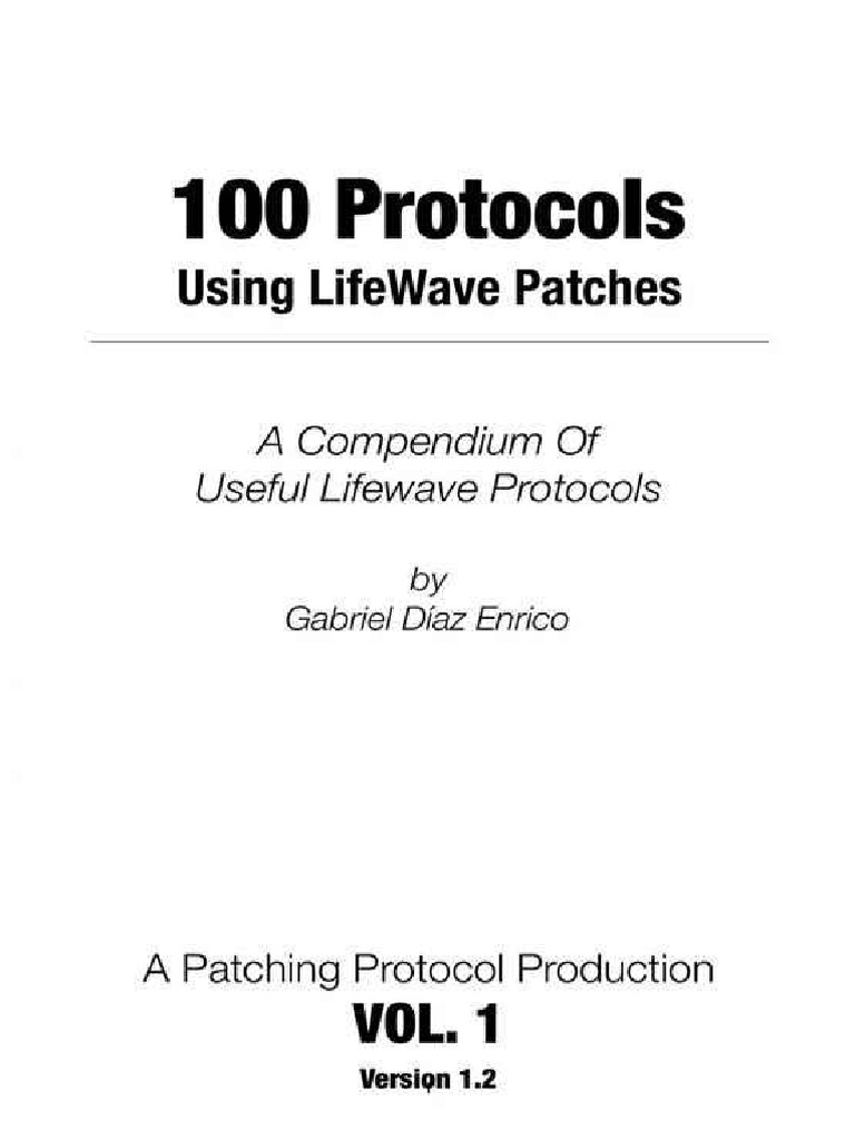 100 LifeWave Patch Protocols Guide | PDF