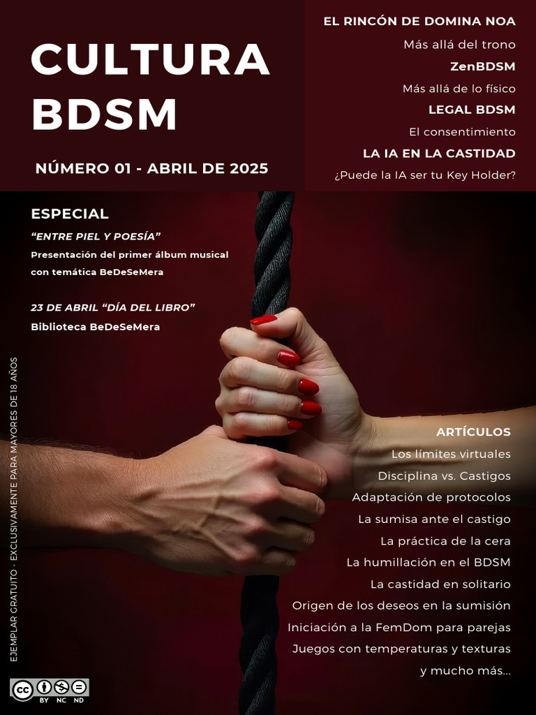 Cultura BDSM 01 | PDF | Bdsm | Dominación y sumisión