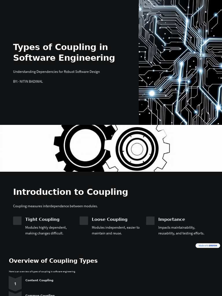 Types of Coupling in Software Engineering | PDF | Modular Programming | Systems Architecture