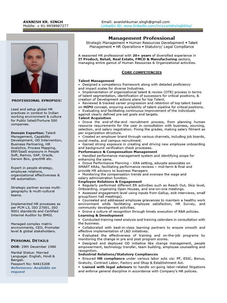 Naukri AvanishKrSingh (20y 0m) | PDF | Human Resource Management ...