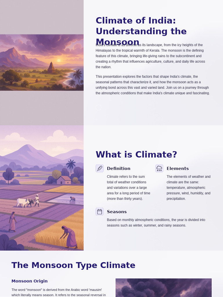 Class Ix Geography Chapter-4 Climate | PDF | Monsoon | Rain