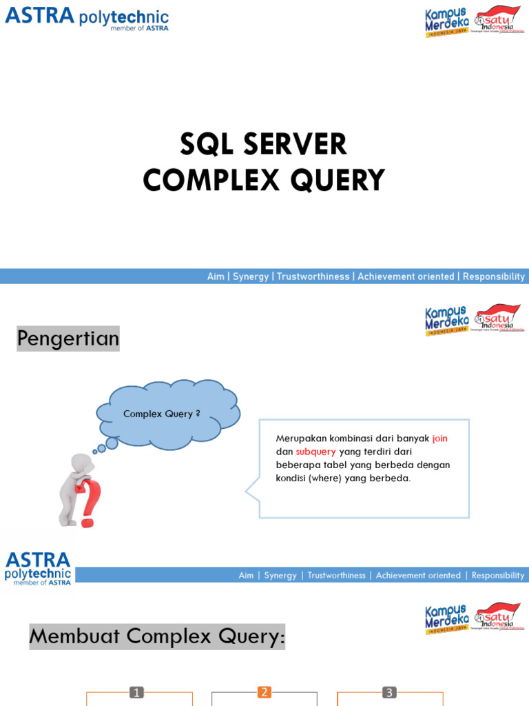 Complex Query | PDF