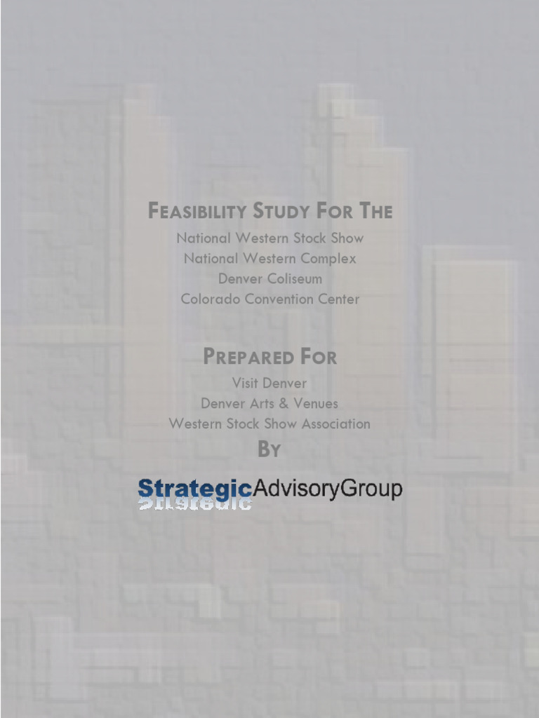 NWC-Feasibility Study Report | PDF | Denver