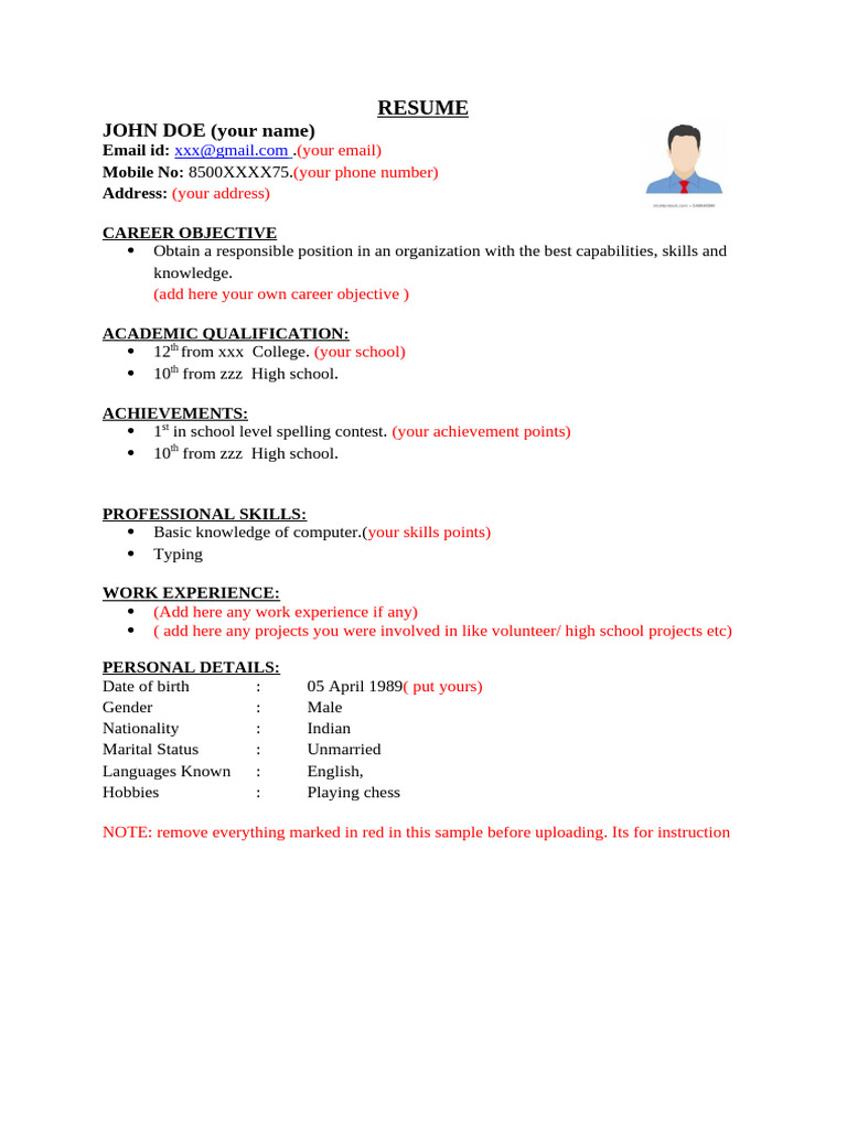 CV Sample | PDF