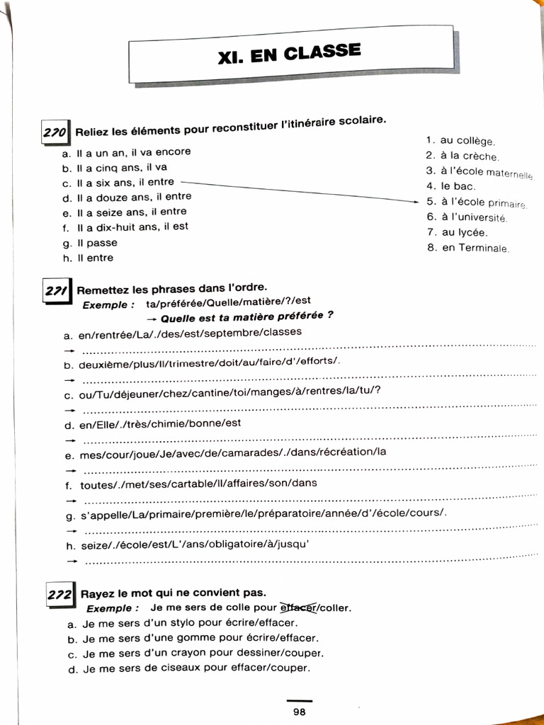 Vocabulaire scolaire en français PDF | PDF | Crayon | Linguistique