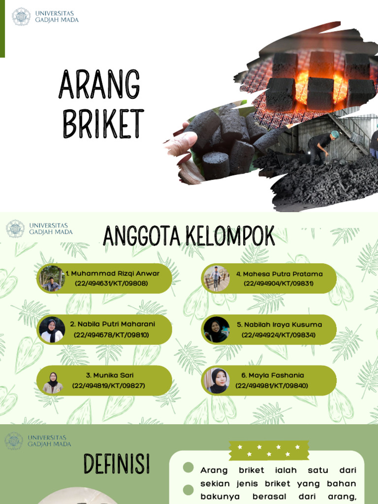 Kelompok 3 - Tugas PPT Arang Briket | PDF