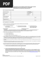Impact Meter Services Application Form | PDF | Surety | Deposit Account