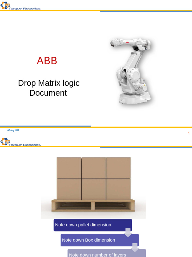 ABB Robot Palletizing Document | PDF