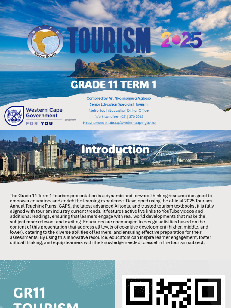 Gr11 MSED TRSM Term 1 2025 | PDF | Business Class | Airport