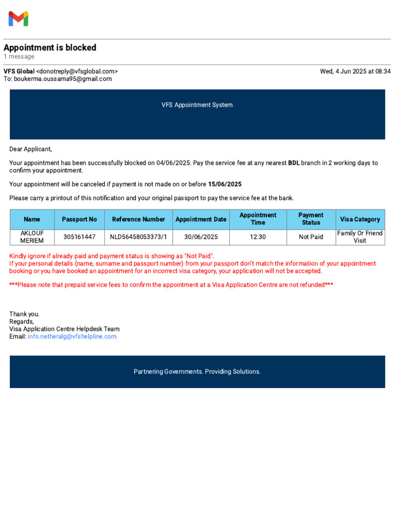 VFS App Zouaoui Meriem | PDF