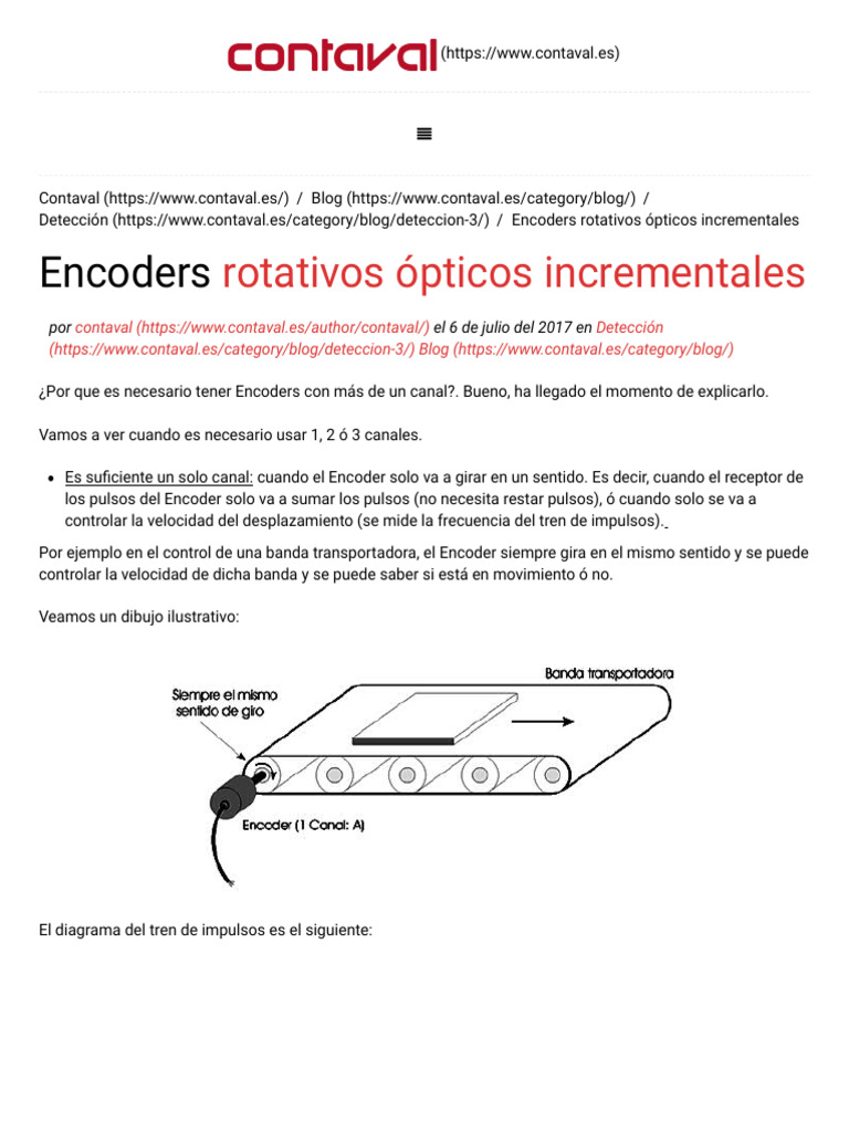 Encoders Increméntales | PDF