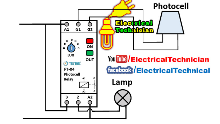 Photocell Relay Connection | PDF