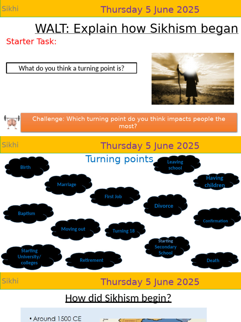Lesson 1 - The Life of Guru Nanak | PDF