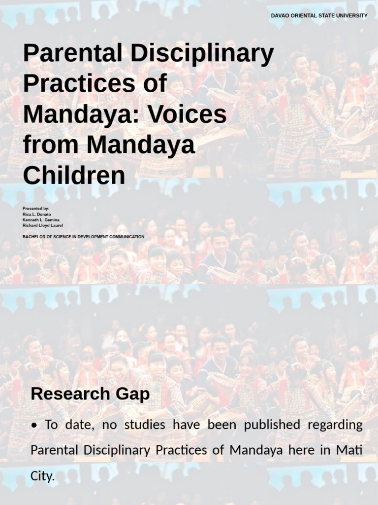 Mandaya Parental Discipline Practices | PDF